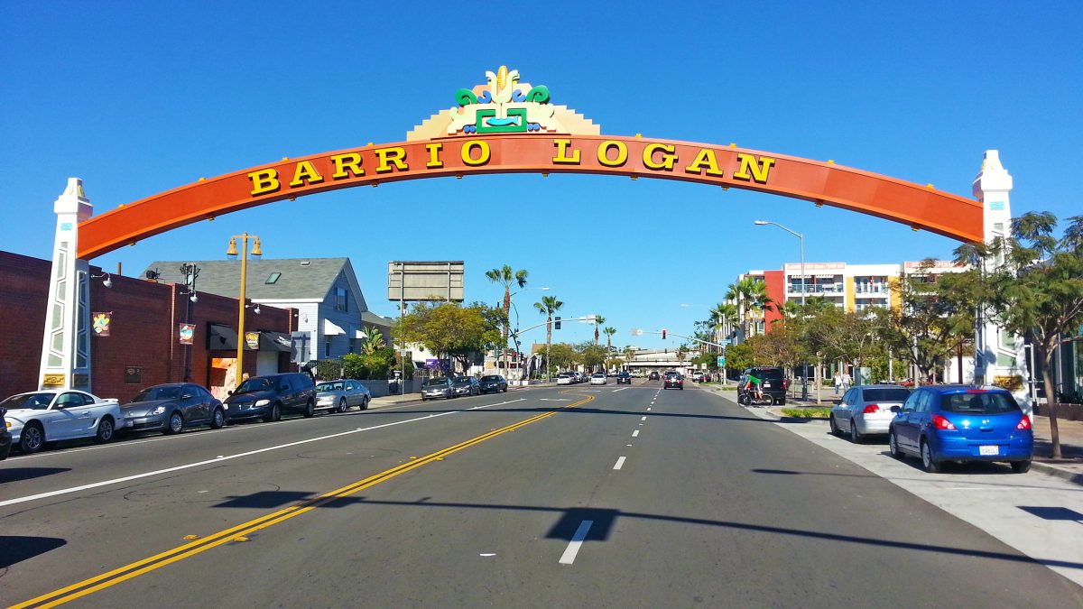 Barrio Logan Community Gateway Sign - RE Services